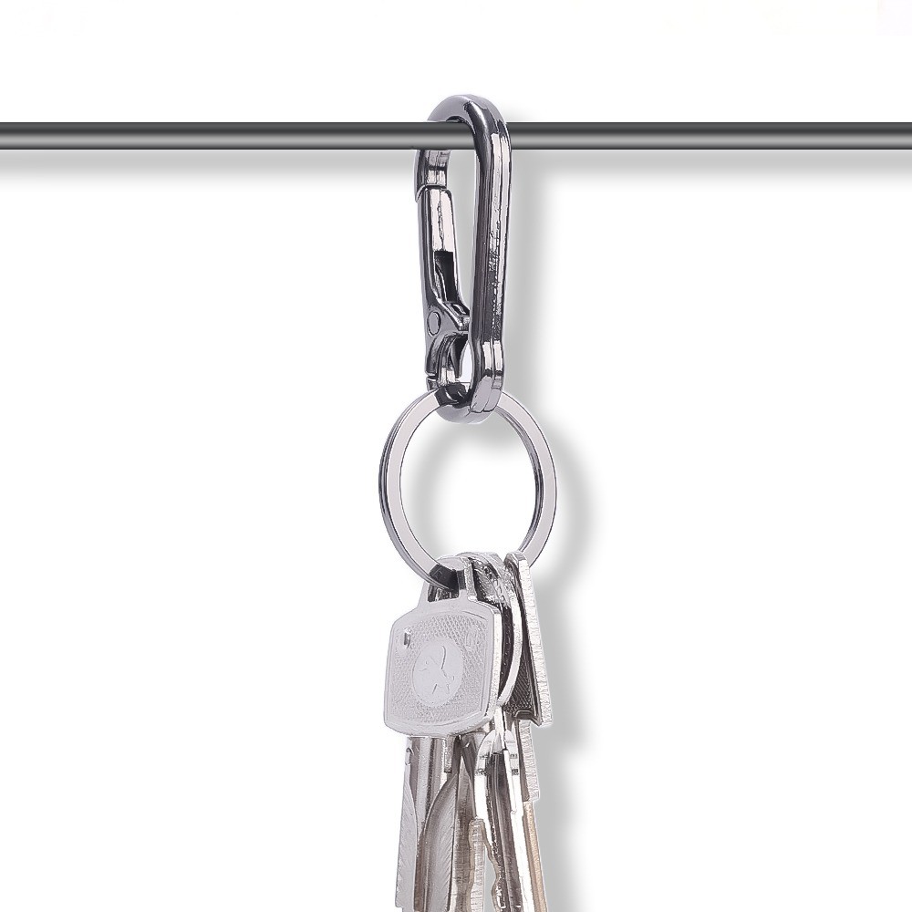 Anti-lost Car Keychain Creative Rotatable Live Lock Buckle Key Holder ...