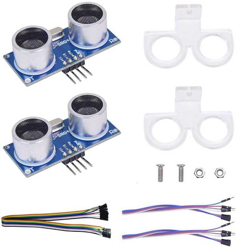 ultrasonic module HC-SR04 distance sensor with 2 mounting brackets ...