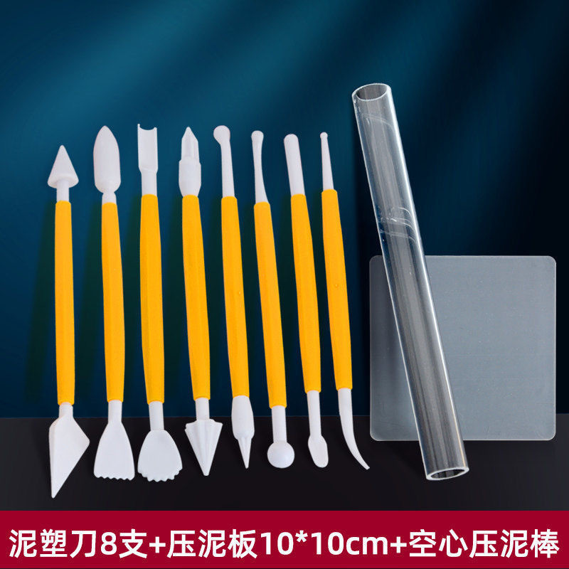Ultra-light Clay Plasticine Mold Tool Set Complete Set Doll Tools ...