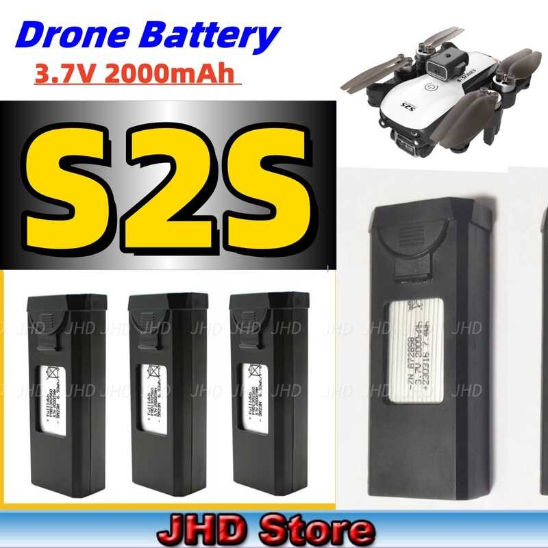 JHD 2 LSRC 5E1 Original 3.7V 2000Mah For Ls-S2s Mini Drone RC Qudcopter ...