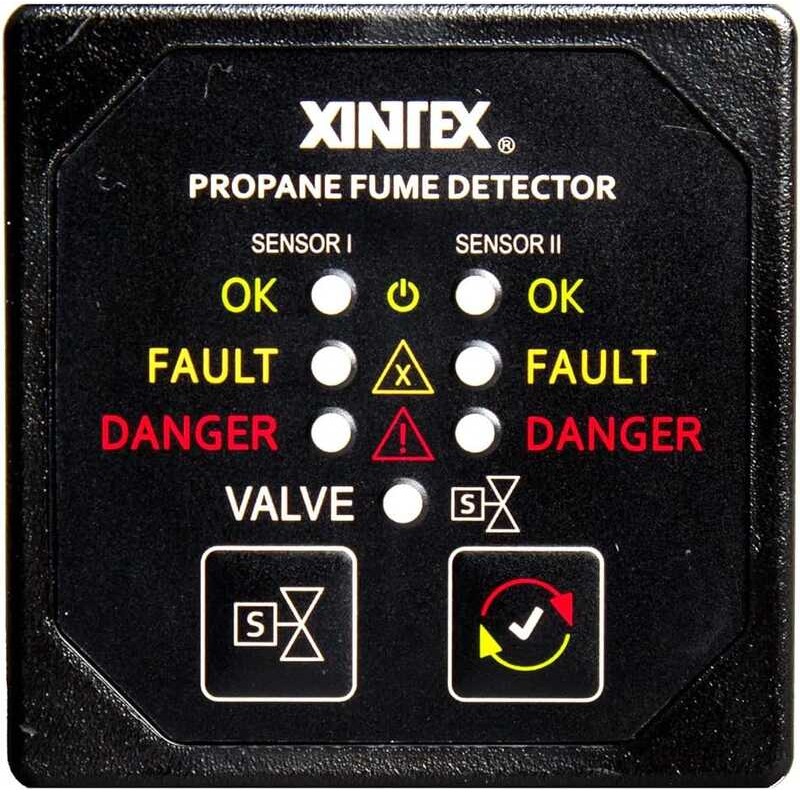 Xtex propane Fireboy smoke detector and alarm with 2 plastic sensors ...