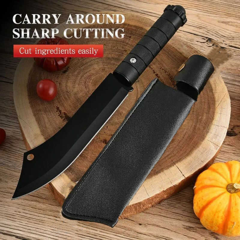 Browning Meat Knife Original Japanese Chef's Forged Fish Head Chop Bone ...