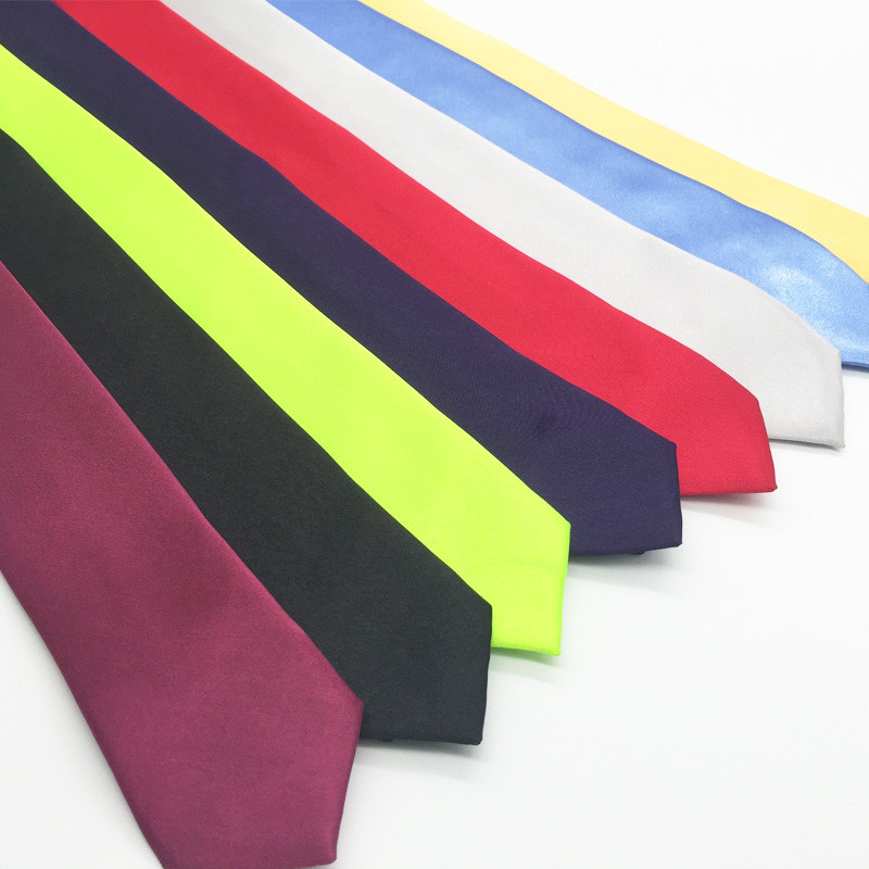 Necktie 5cm Formal Tie Man Men Solid Color Unisex Tie Gentleman Smart ...