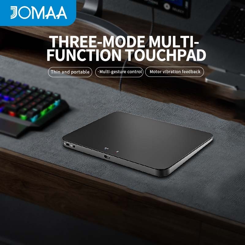 JOMAA Bluetooth Wireless +Wired Touchpad Mouse for Windows Rechargeable ...