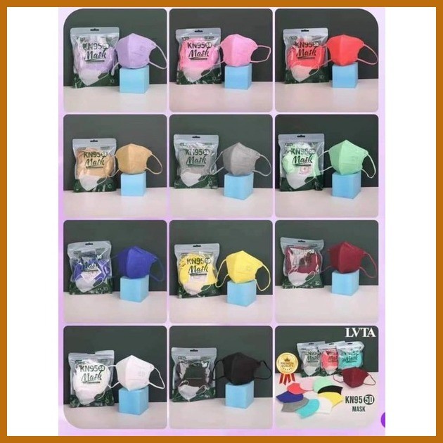 ☘️ 365 Mask KN95 Face Mask Mouth lvta 5D 5-Layers Masks Anti-Dust ...