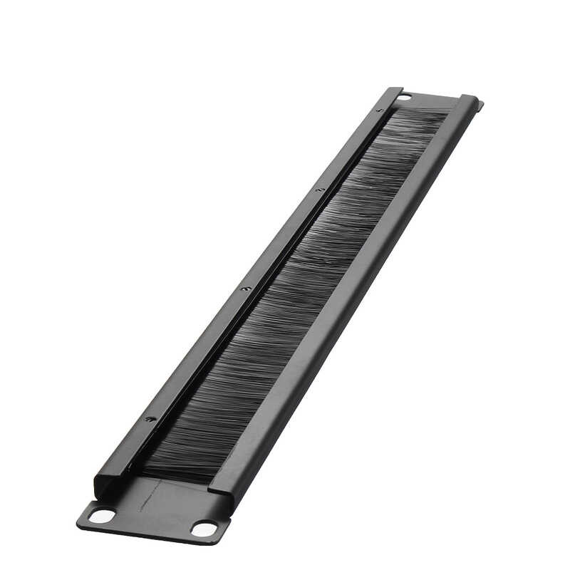 19 1U Inch Manager Panel With Brush Server Wire Management System Cable ...