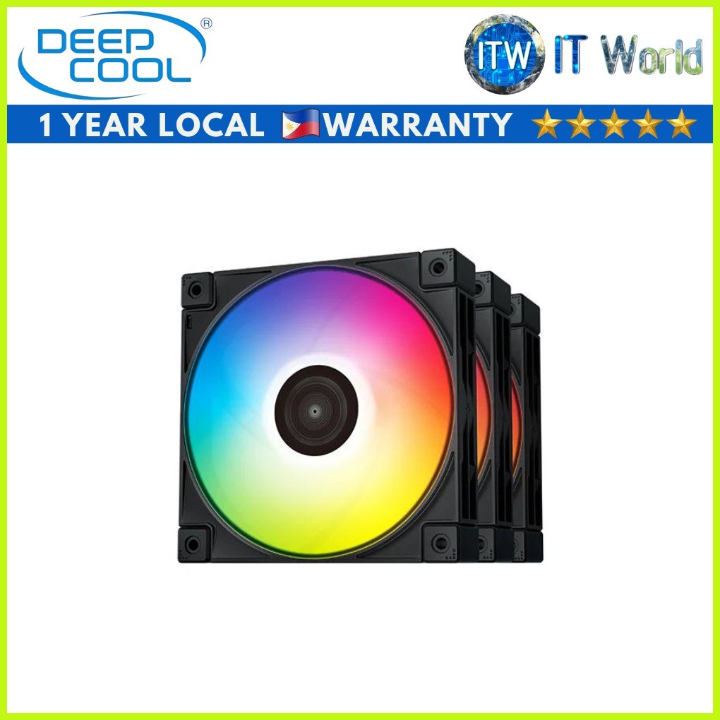 Itw | Deepcool CPU Cooler PC Fan FC120 3in1 ARGB PWM Fan Hydro Bearing ...
