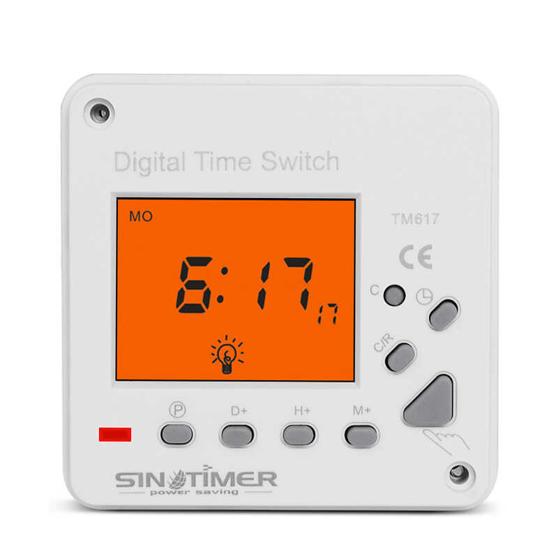 220V TM617 230V 110V AC Digital 7 Day Weekly Electronic Programmable ...