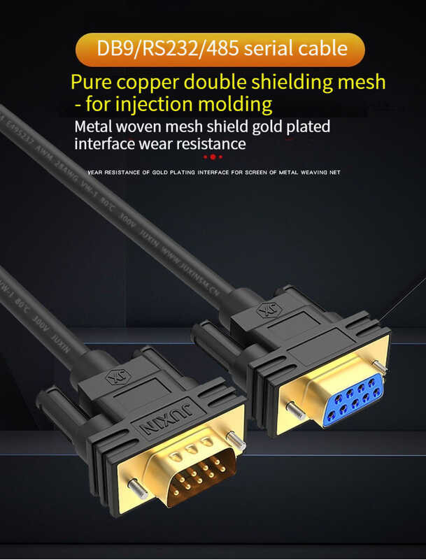 Connection DB9 RS232 Serial COM Port 485 Communiion Cable 9-pin Male to ...