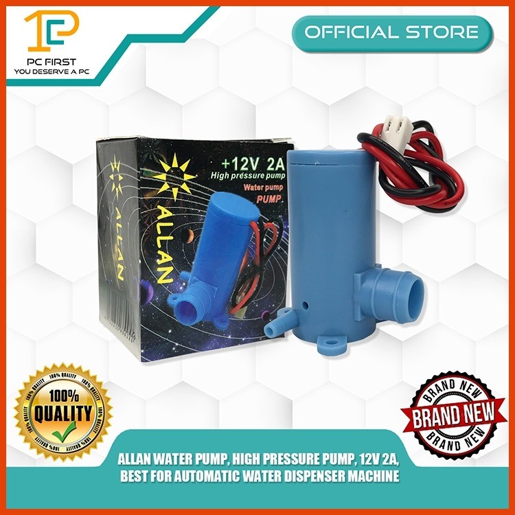 ☪ ☩ ALLAN WATER PUMP, HIGH PRESSURE PUMP, 12V 2A, BEST FOR AUTOMATIC ...