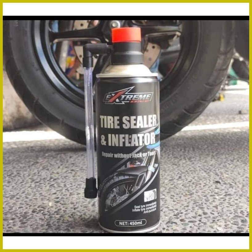 ♟ ♨ ⚾︎ EXTREME ONE TIRE SEALER AND INFLATOR WITH FREEBIES | Shopee ...
