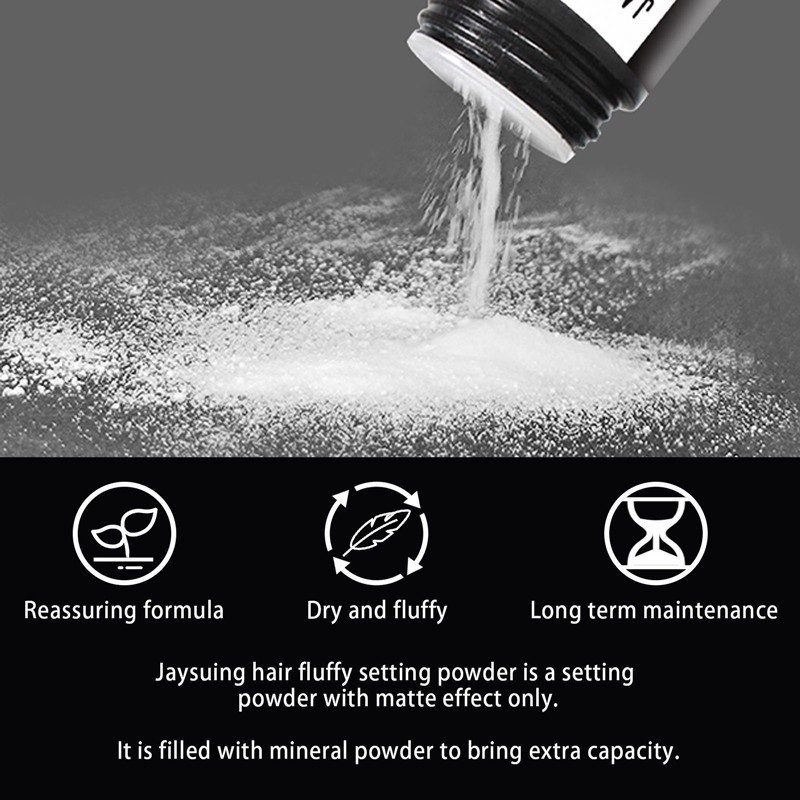 Hair Building Fiber Powder Volumizing & Texturizing Mattifying Powder ...