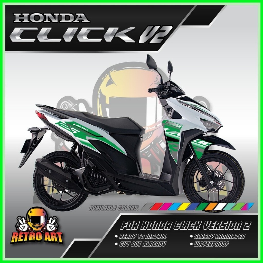 HONDA CLICK GAME CHANGER 125 V2 CAMOUFLAGE MALAYSIAN CONCEPT DECALS ...