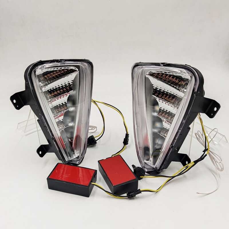 2Pcs CSCSNL Auto LED Daytime Running For Toyota Innova 2021 Dynamic ...