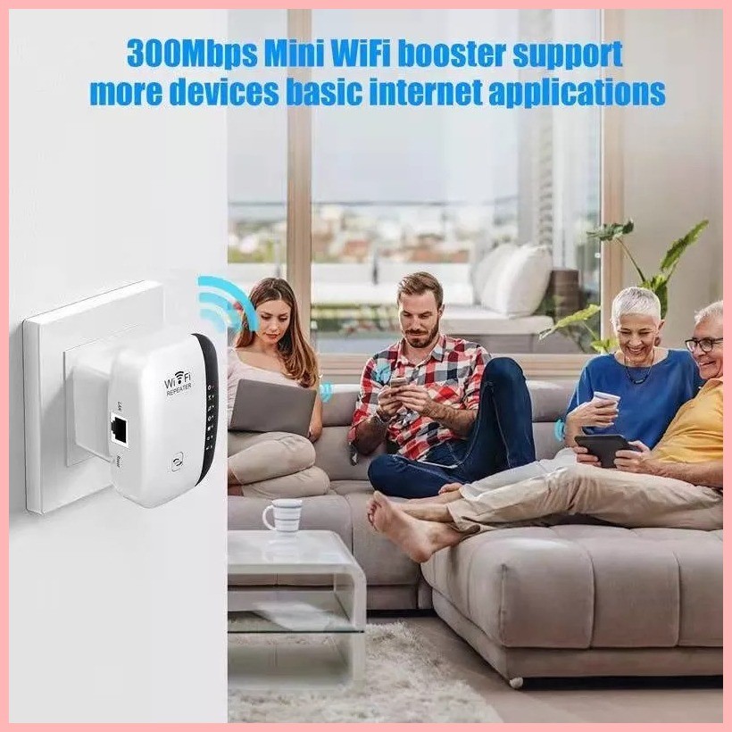 V380 PRO WiFi Repeater 300Mbps Network Signal Extender Booster Wifi ...