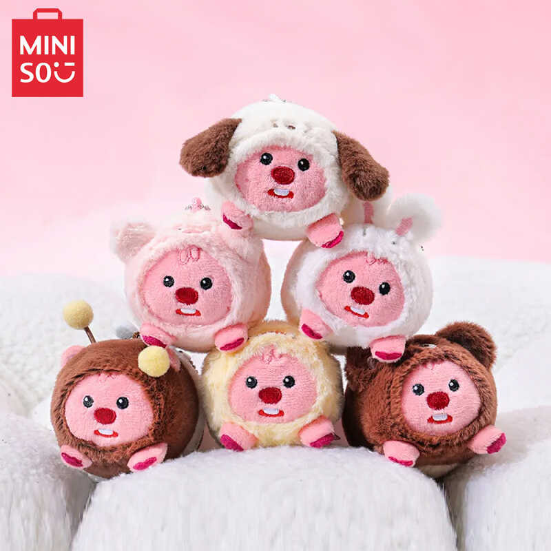 MINISO LOOPY Little Beaver Ruby Plush Ornament Mini Doll Bag Pendant ...