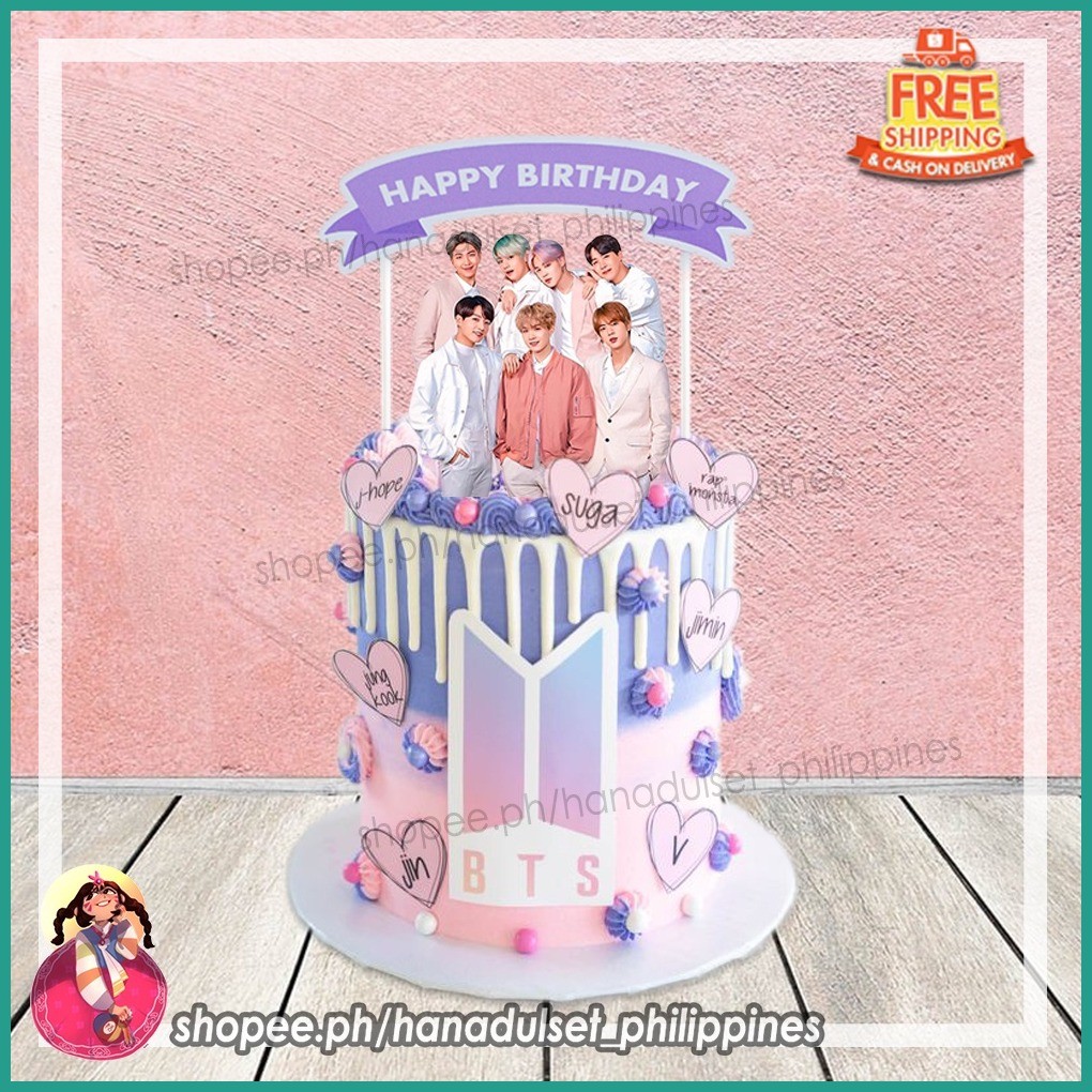 ⏺️ Bts Cake Topper | BTS 2022 Cake Topper [set] | Bts cup cake toppers ...