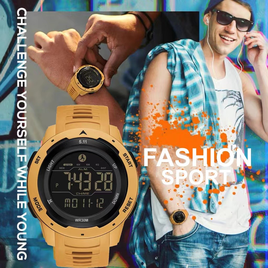 ⊞ ♞,♘OriginaL Water Proof Men's Digital Light Watch Out Door Sports ...
