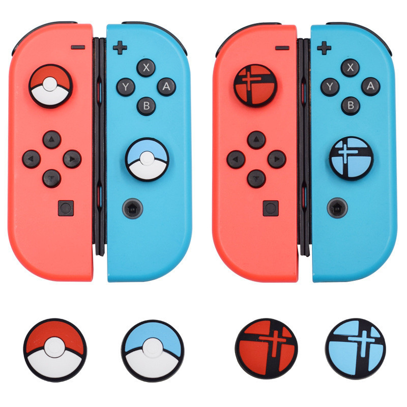 2pcs Thumb Grip Stick Joystick Cap Thumbstick Cover Caps for Nintendo ...