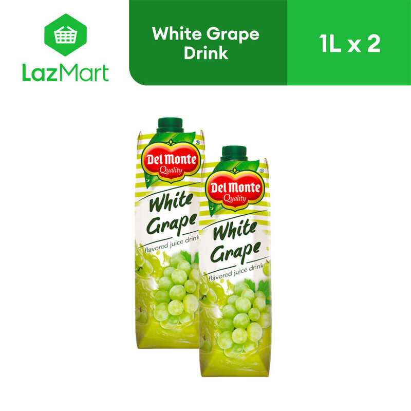 Del Monte Juice Drink White Grape Tetra 1L - Pack Of 2 | Shopee Philippines