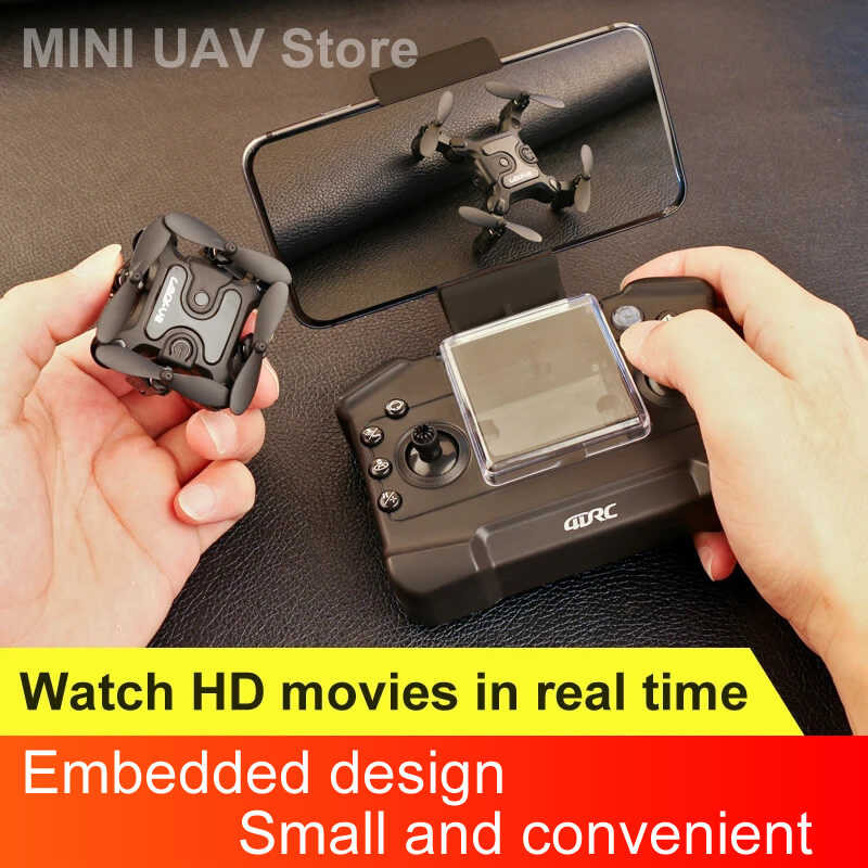 UAV V2 Mini WIFI FPV Drone 4K Folding Quadcopter With Camera Fixed ...