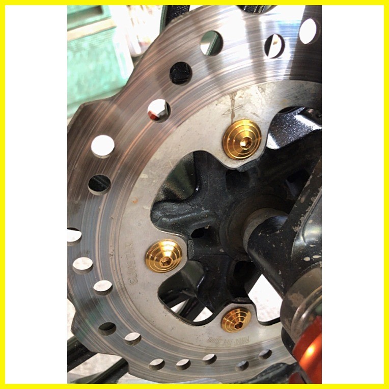 HENG DISC BOLT SET HONDA CLICK V3, CLICK V2 150 5HOLES | Shopee Philippines