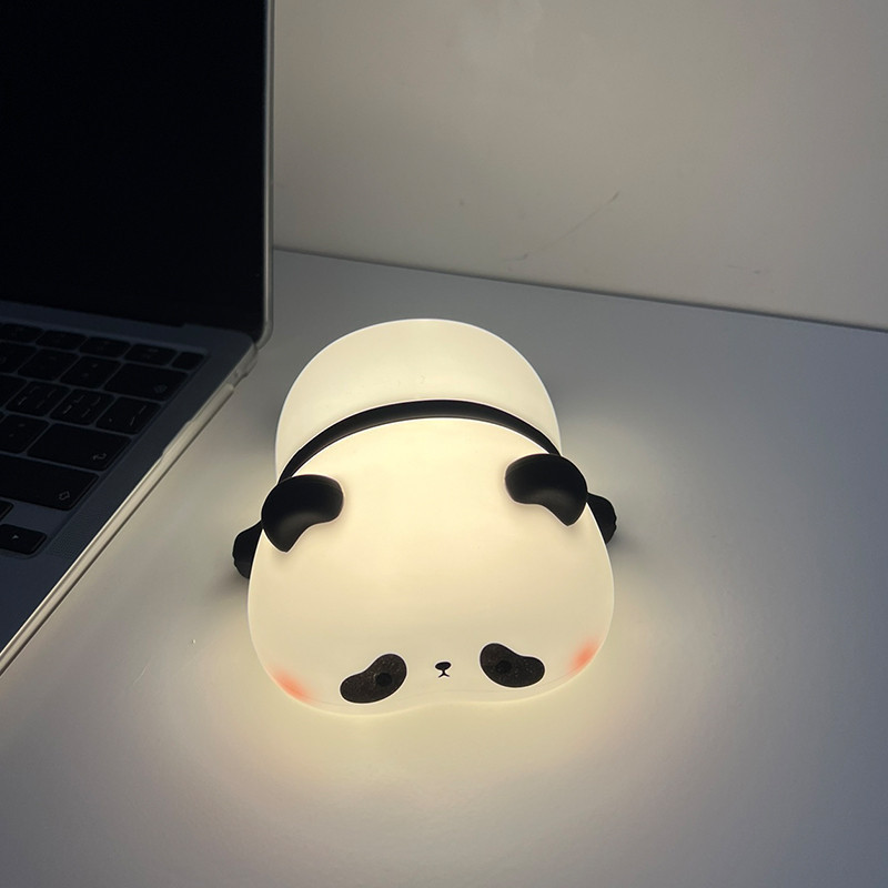 Panda Night Light Cute Rabbit Bedroom Lamp Creative Piggy Light Friend ...