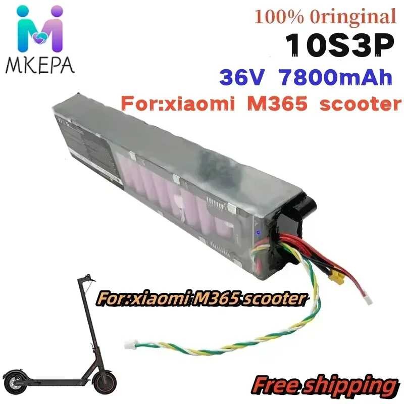 10S3p 36V 7.8Ah M356 Electric Scooter Battery Pack M365 18650 Battery ...