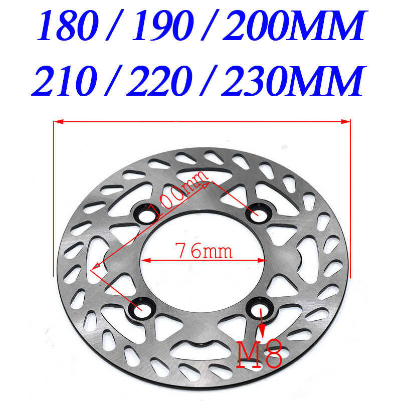 3D 180/190/200210/220/230 Mm Brake Disc Plate Para Sa Dirt Pit Bike KLX ...