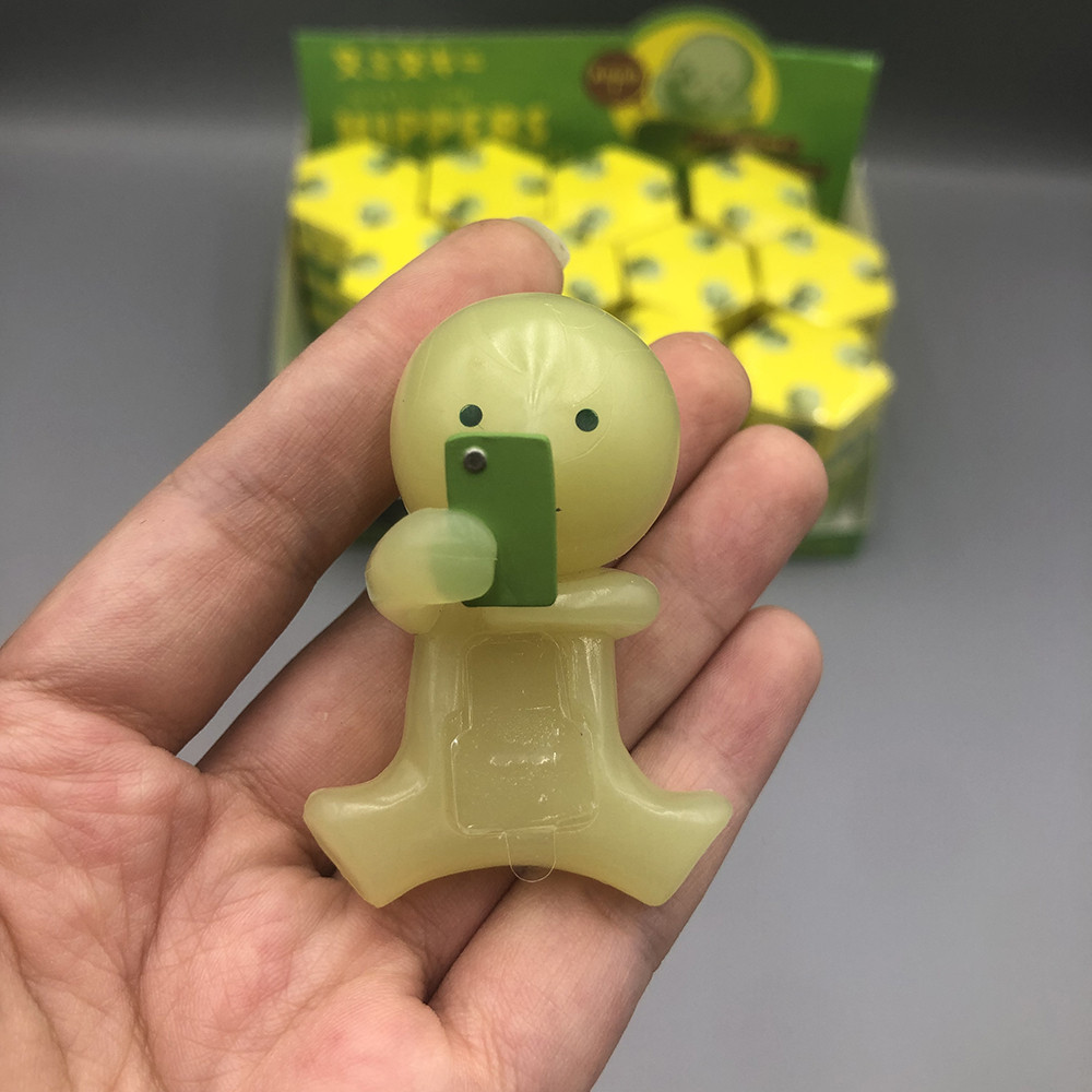 6Pcs Smiski Hipper Phone Dreams Smiski Glow in The Dark Figure ...
