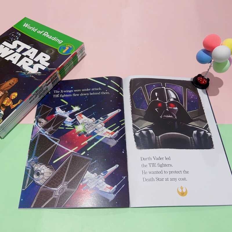 Star Wars World of Reading Level 1+2 English graded reading materials ...
