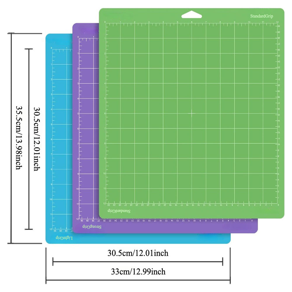 3Sheets/Pack Standard Adhesive Replacement Cuting Mats, for Cardstock ...