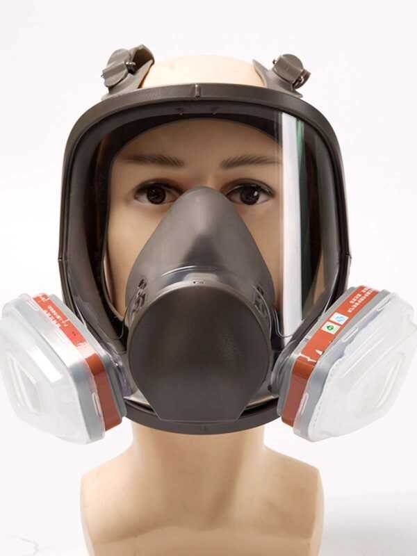 Tt 6800 Full Face Mask, Spray , Chemical Gas, Pesticide, Fire Labor ...