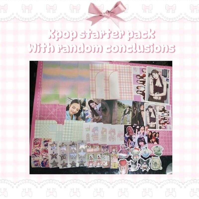 Kpop Starter Pack With Random Conclusion By Yumicarts Freebies | Shopee ...