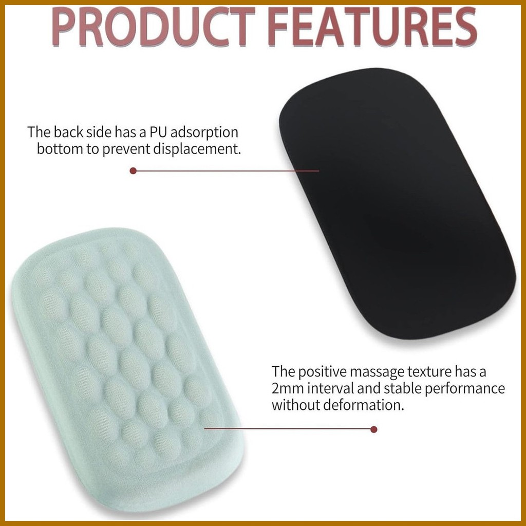 Mouse Wrist Guard Comfort Memory Foam Keyboard Mouse Hand Support ...