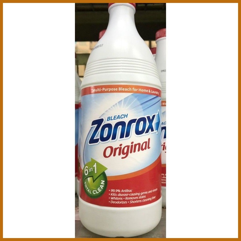 ⌚ Zonrox Color Safe Bleach Zonrox Bleach Original 1Liter | Shopee ...
