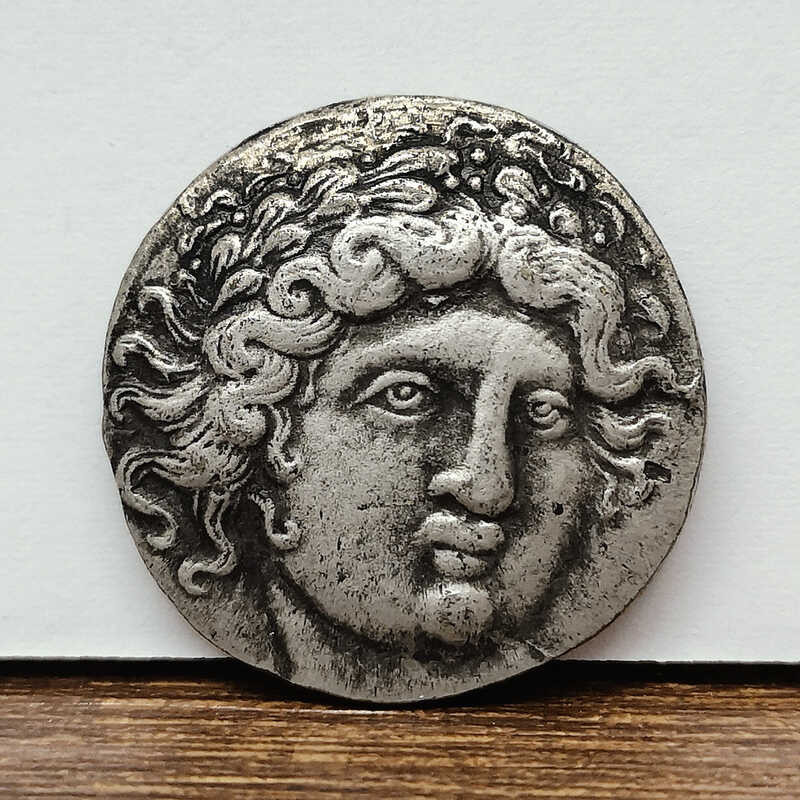 Leo Guardian: Apollo, The Sun God, Ancient Greek Silver Coin, Mythical ...