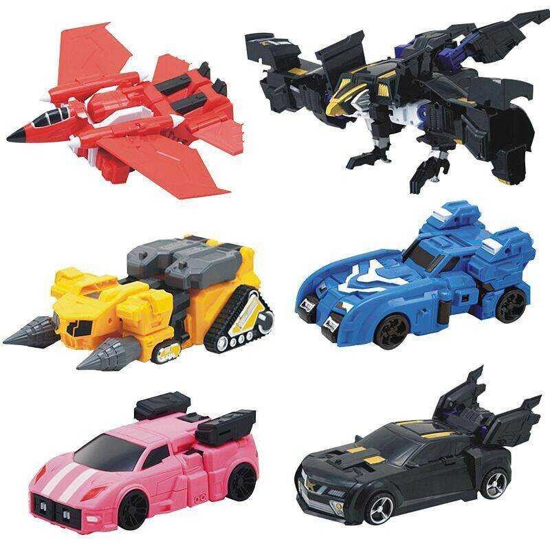 Miniforce 5 Styles X Lucybot Lucy Bot Ranger Transformer Hine Car Robot ...