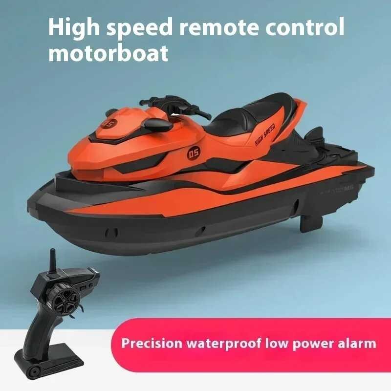Remote High-Speed Control Boat 2.4g Rc Jet Ski Mini Electric Motorboat ...