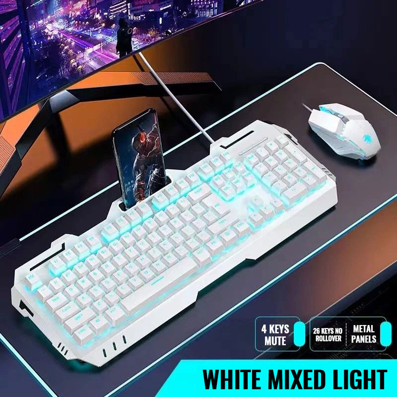 Zeus K-55 RGB Gaming Keyboard 104 Keys Backlight Wired Mechanical ...