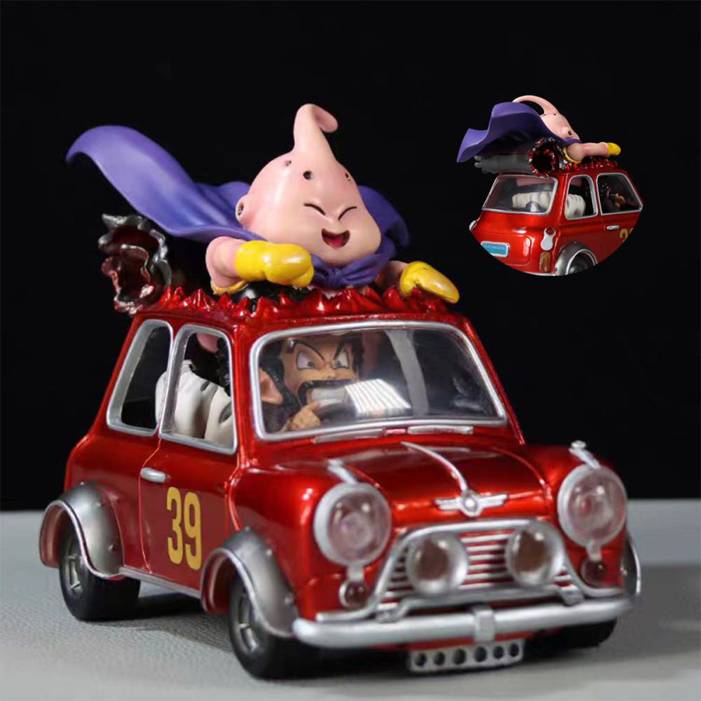 Dragon Ball Z Min Anime Figures Fat Buu Figurine Mr. Satan Drive Car ...