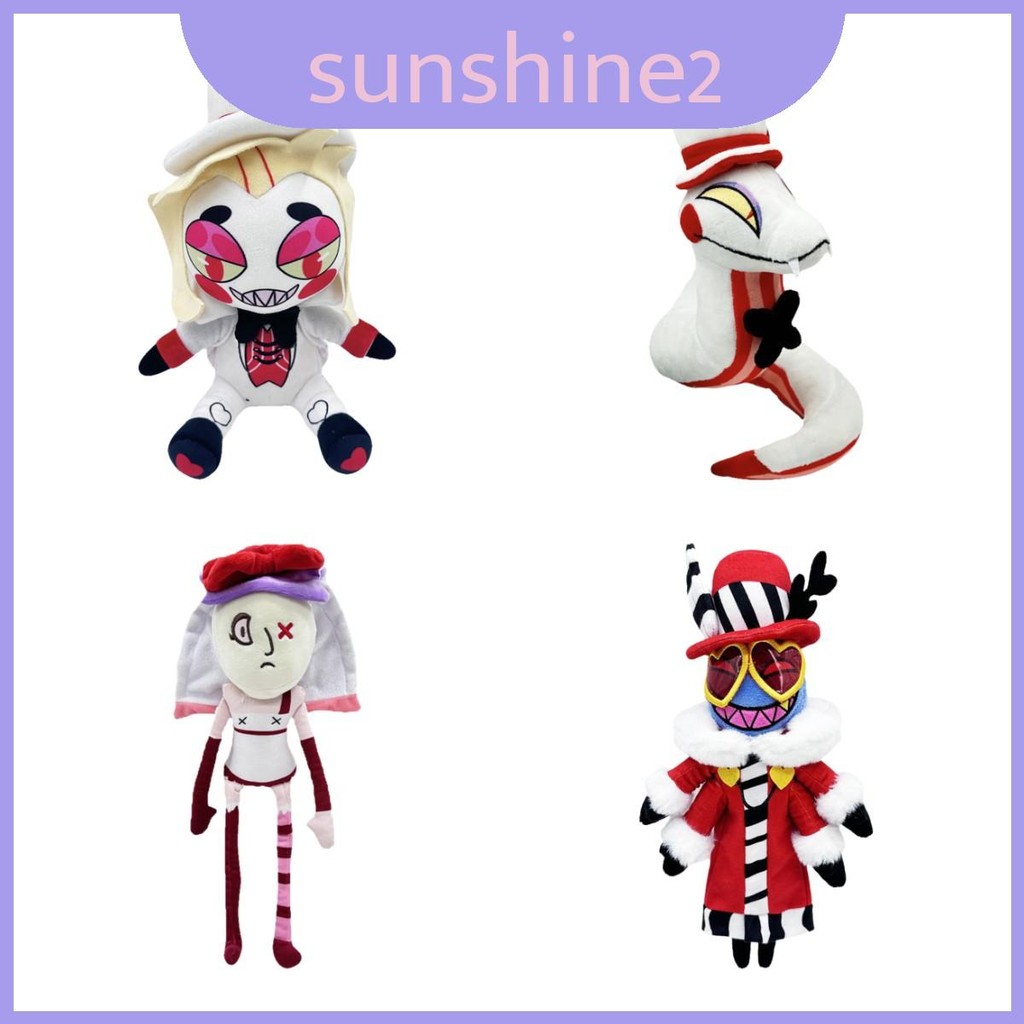 Pp Cotton Filled Hazbin Hotel Adam Hell Inn Plush Toy Doll Figure Short ...