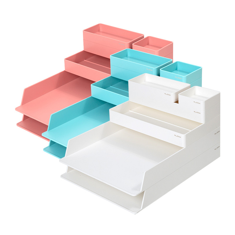 Nusign by Deli Desktop Organizer File Document Paper Tray Storage ...