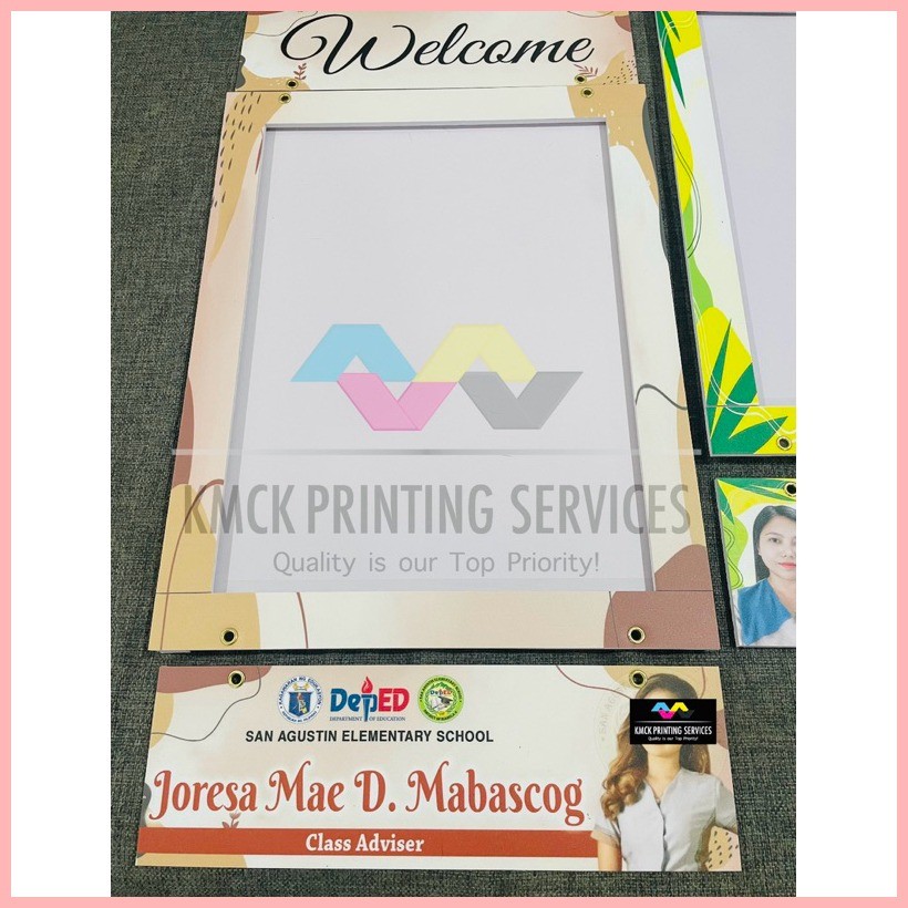 CUSTOMIZED CLASS PROGRAM DOOR NAME PLATE/CLASS PROGRAM HOLDER/CLASSROOM ...