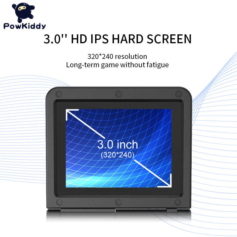 V90 POWKIDDY Black Version 3-Inch IPS Screen Flip Handheld Open System ...