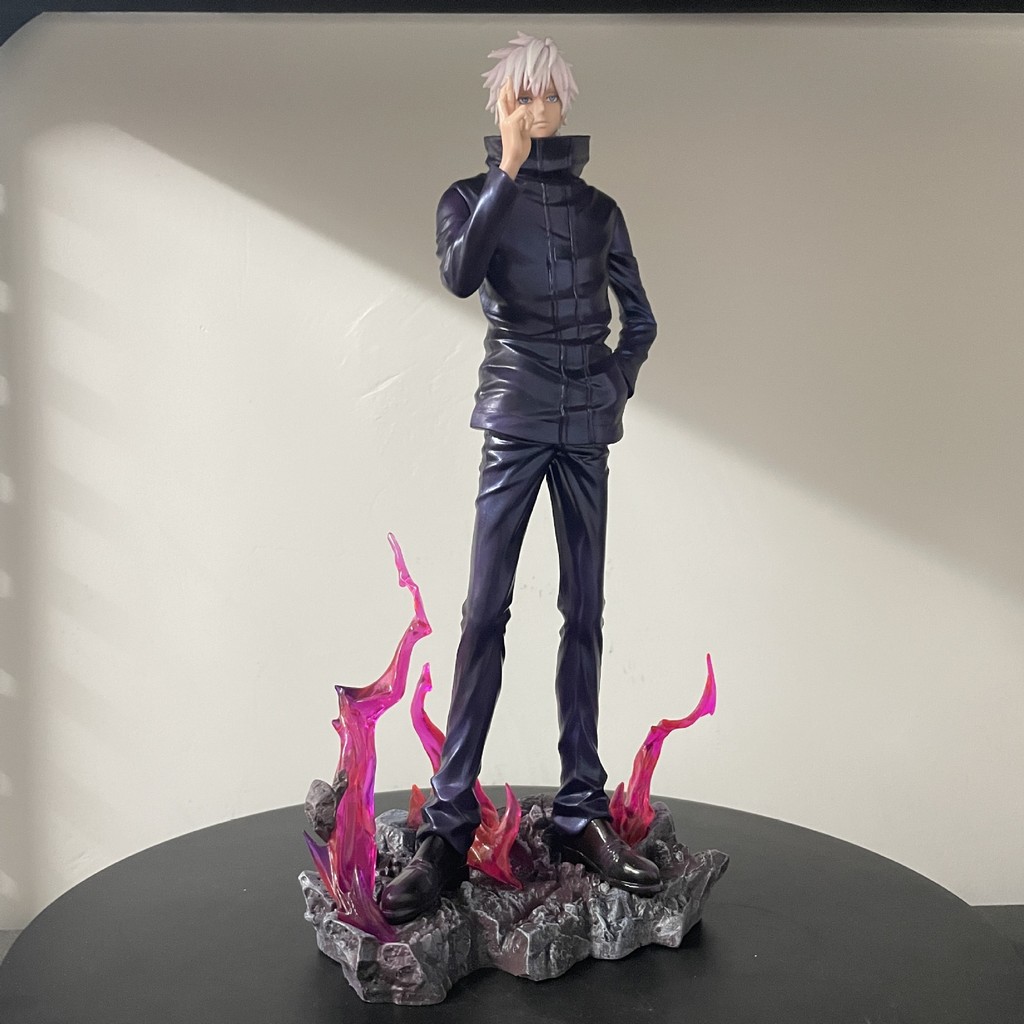 33cm Jujutsu Kaisen Gojo Satoru Standing Posture Two Face Replaced High ...