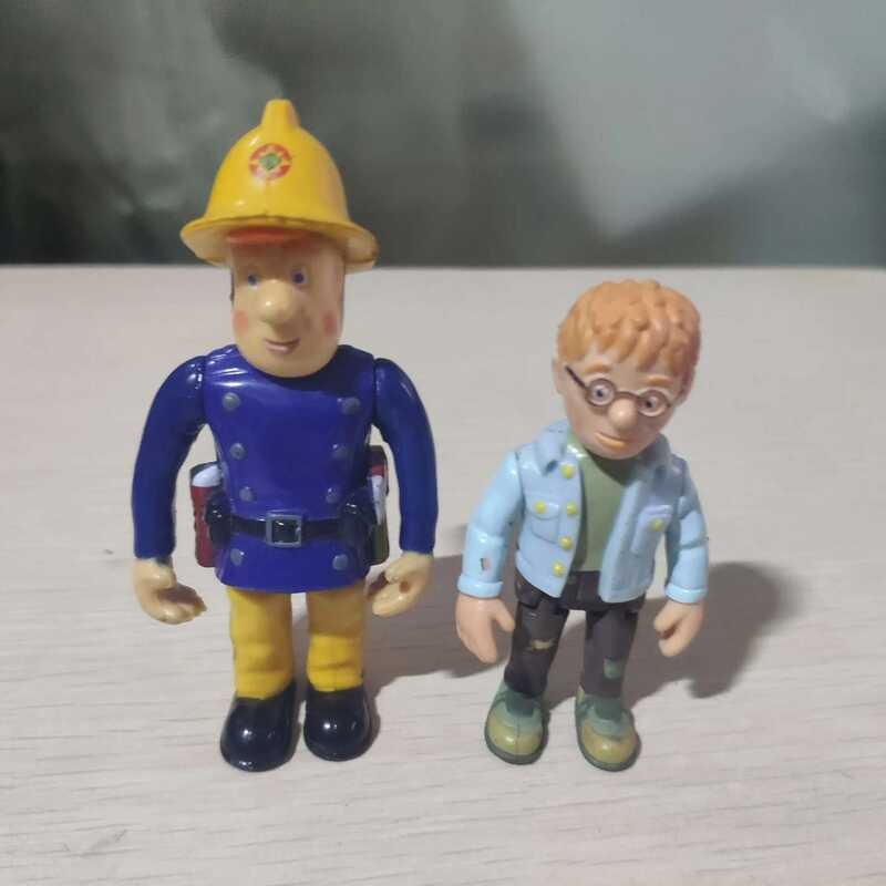 3.5Inch Fireman Sam Movable Action Figure & 2.75Inch Norman Price ...