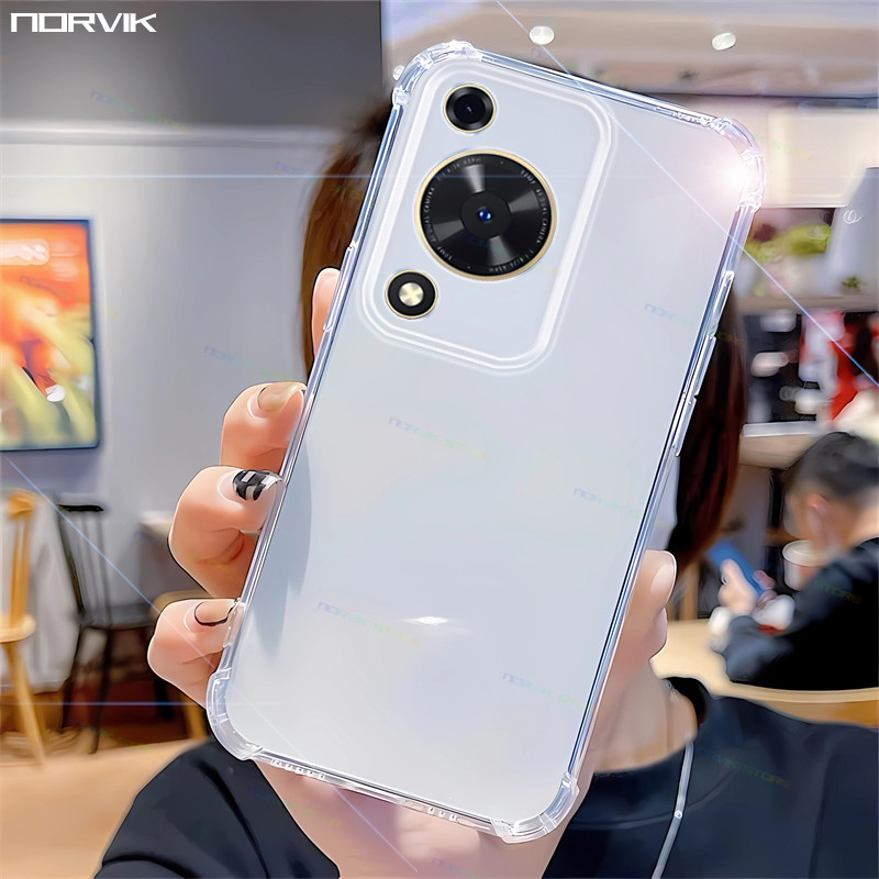 [NORVIK] Transparent Soft Silicone TPU Casing Cover for Huawei Nova Y72 ...