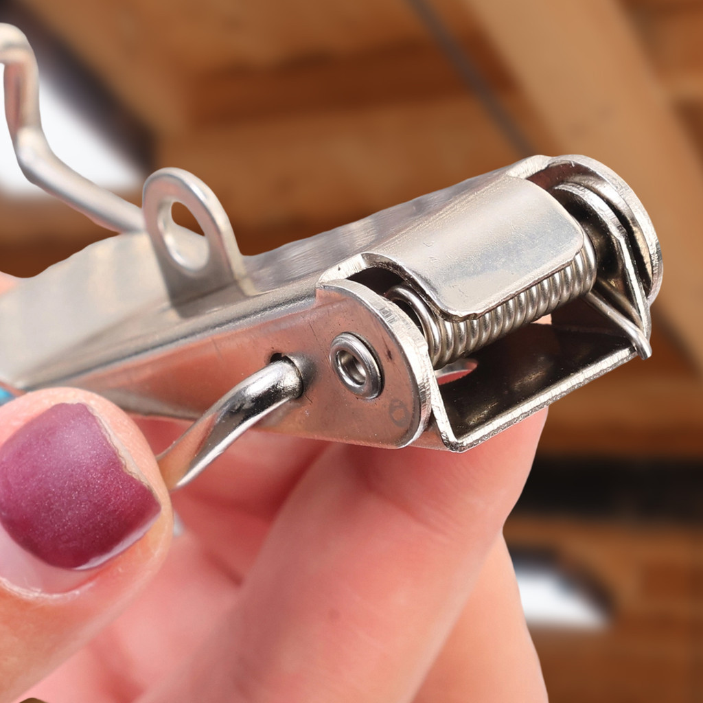 Practical Stainless Steel Spring Buckle - Drawer Luggage Fastening Lock ...