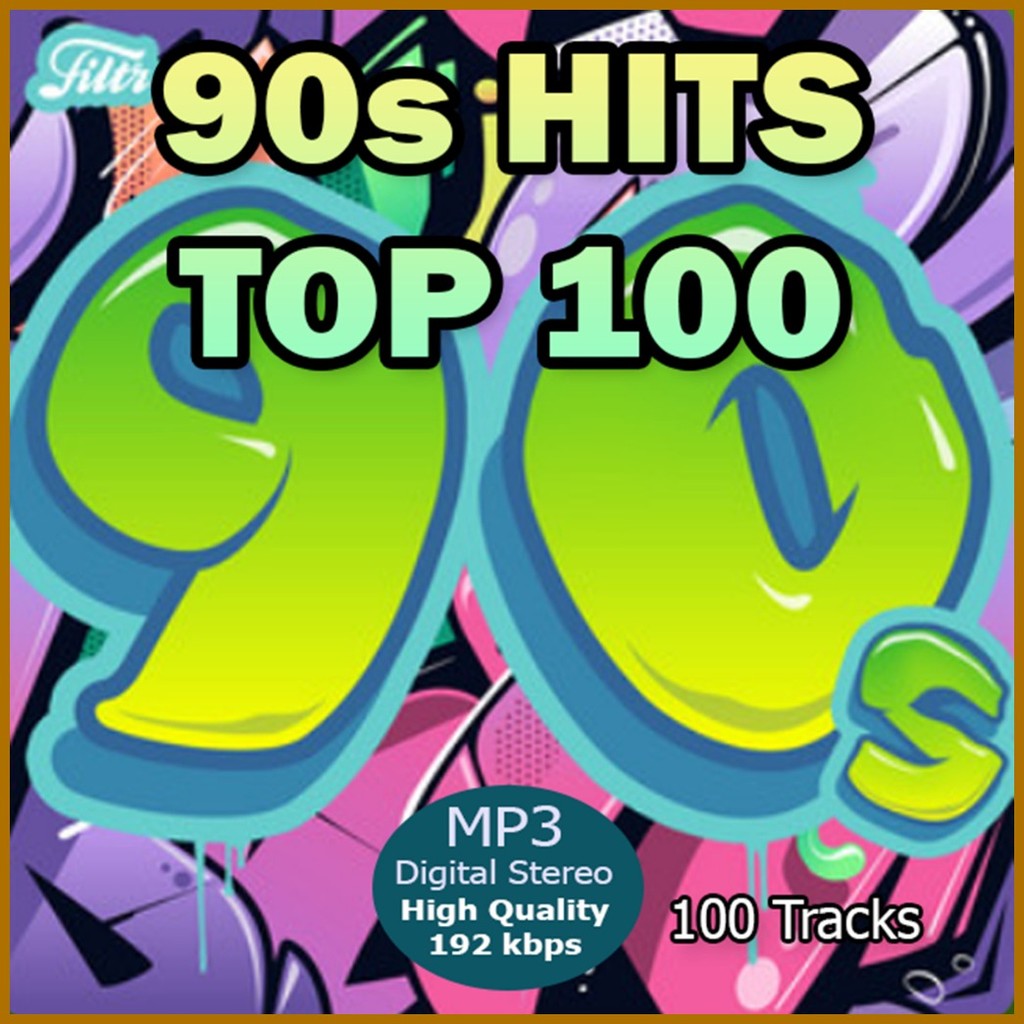 90s HITS TOP 100 192kbps Mp3 music CD | Shopee Philippines